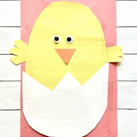 Easy Paper Chick Craft {Perfect for Spring & Easter!}