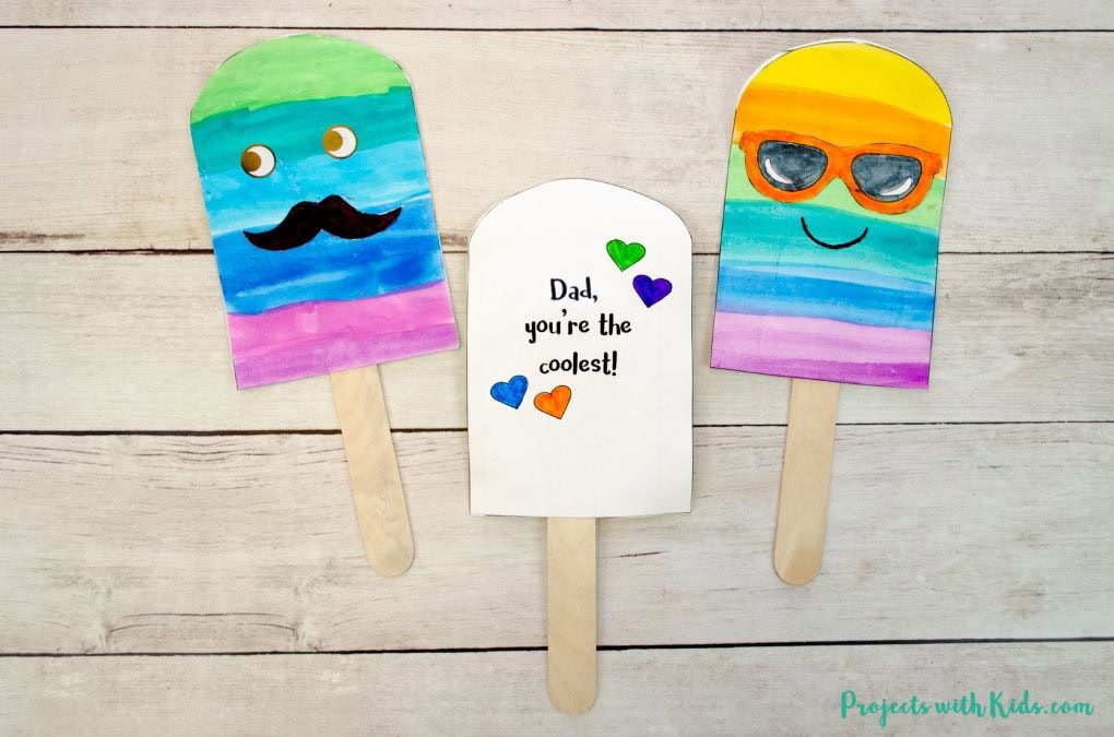 25 Father’s Day Crafts for Toddlers - A Hundred Affections