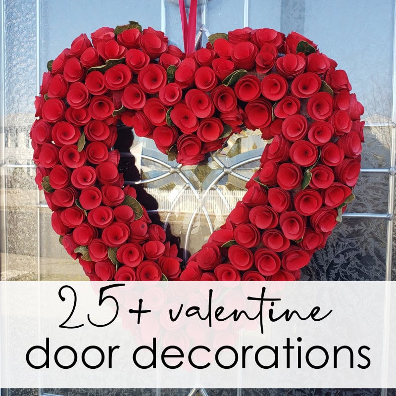19 Fabulous Valentine’s Day Door Decorations {Hangers, Wreaths & More!}