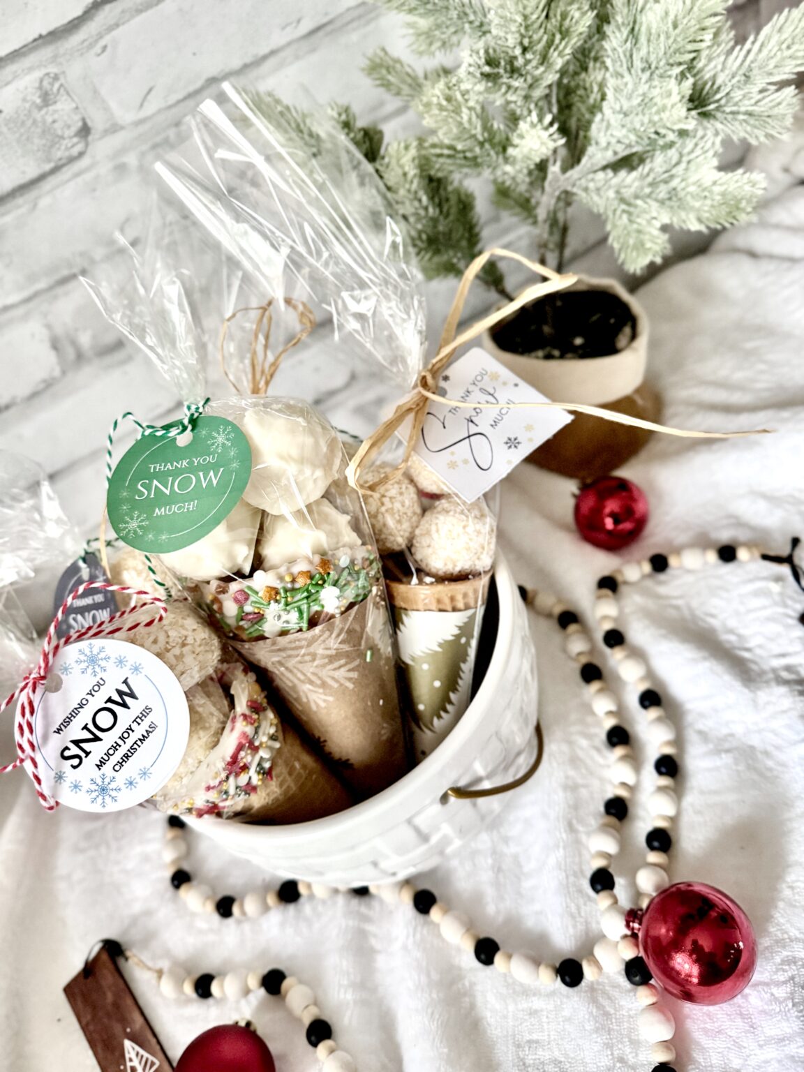 Coconut Snowballs: ‘Snowcone’ Homemade Christmas Candy Gift