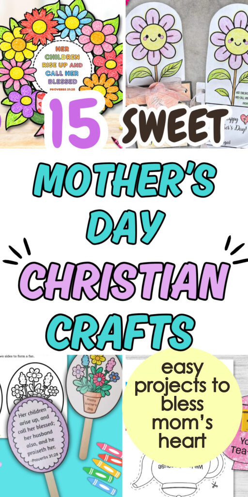 15 Christian Mother’s Day Printable Crafts & Gifts Kids Can Make