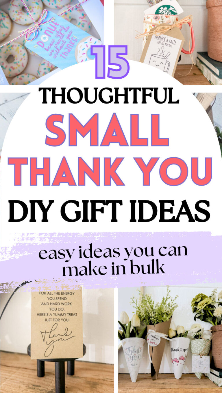 17 Small DIY Thank You Appreciation Gifts You Can Make in Bulk